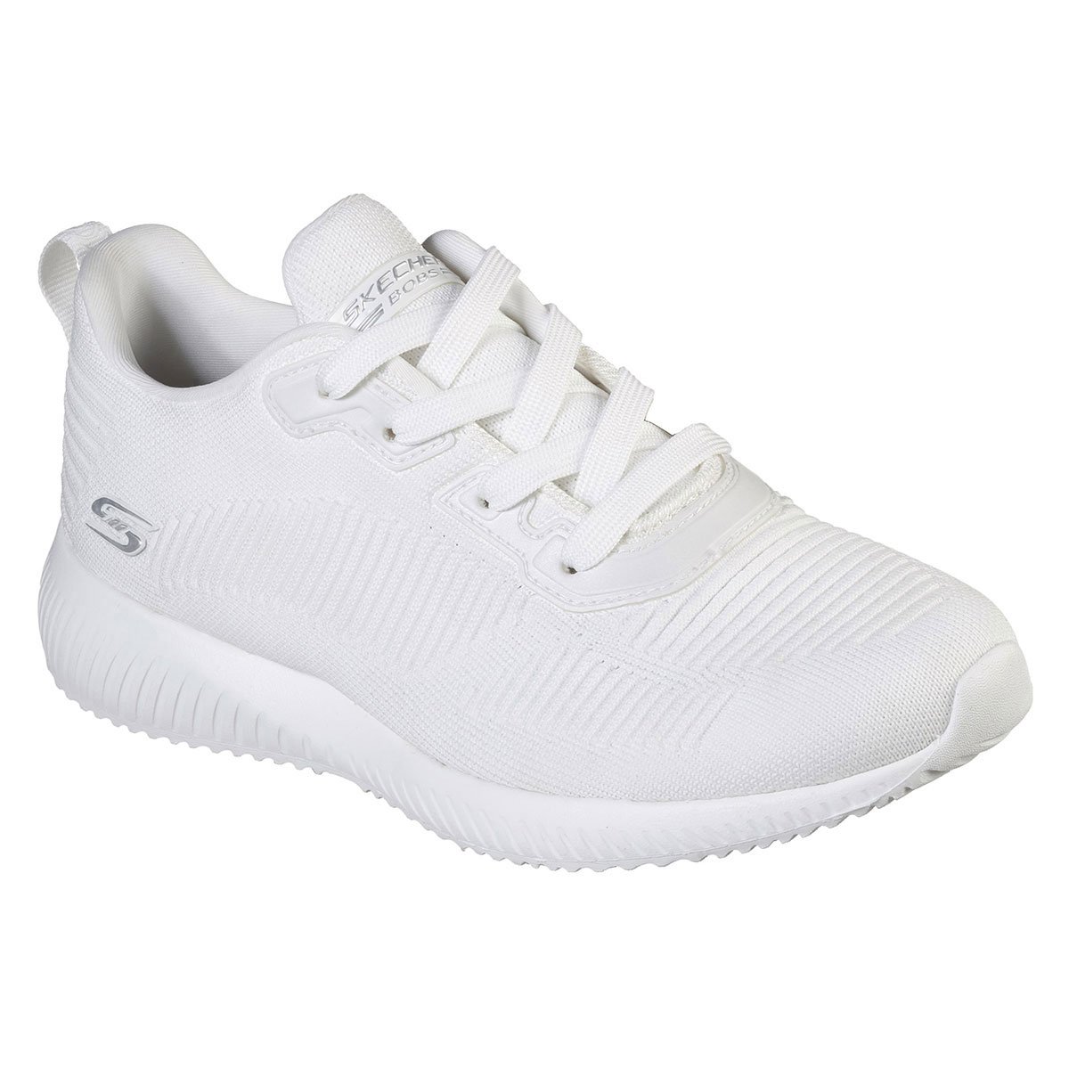 Tenis textil liso con agujeta blanco skechers - Sears