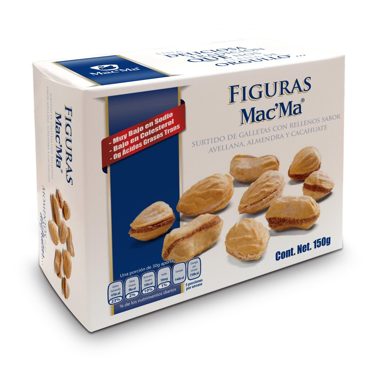 Galletas Crispy Wafer Shapes 150 G Macma