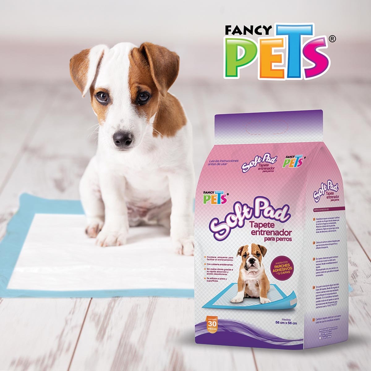 Tapete entrenador (pads) fancy pet 30 pz fancy pets mod. fl7174 para ...