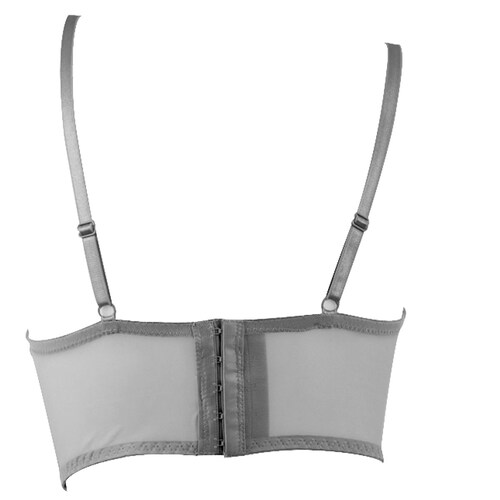 Brasier Peto Largo Detalle Mesh Lady Carnival