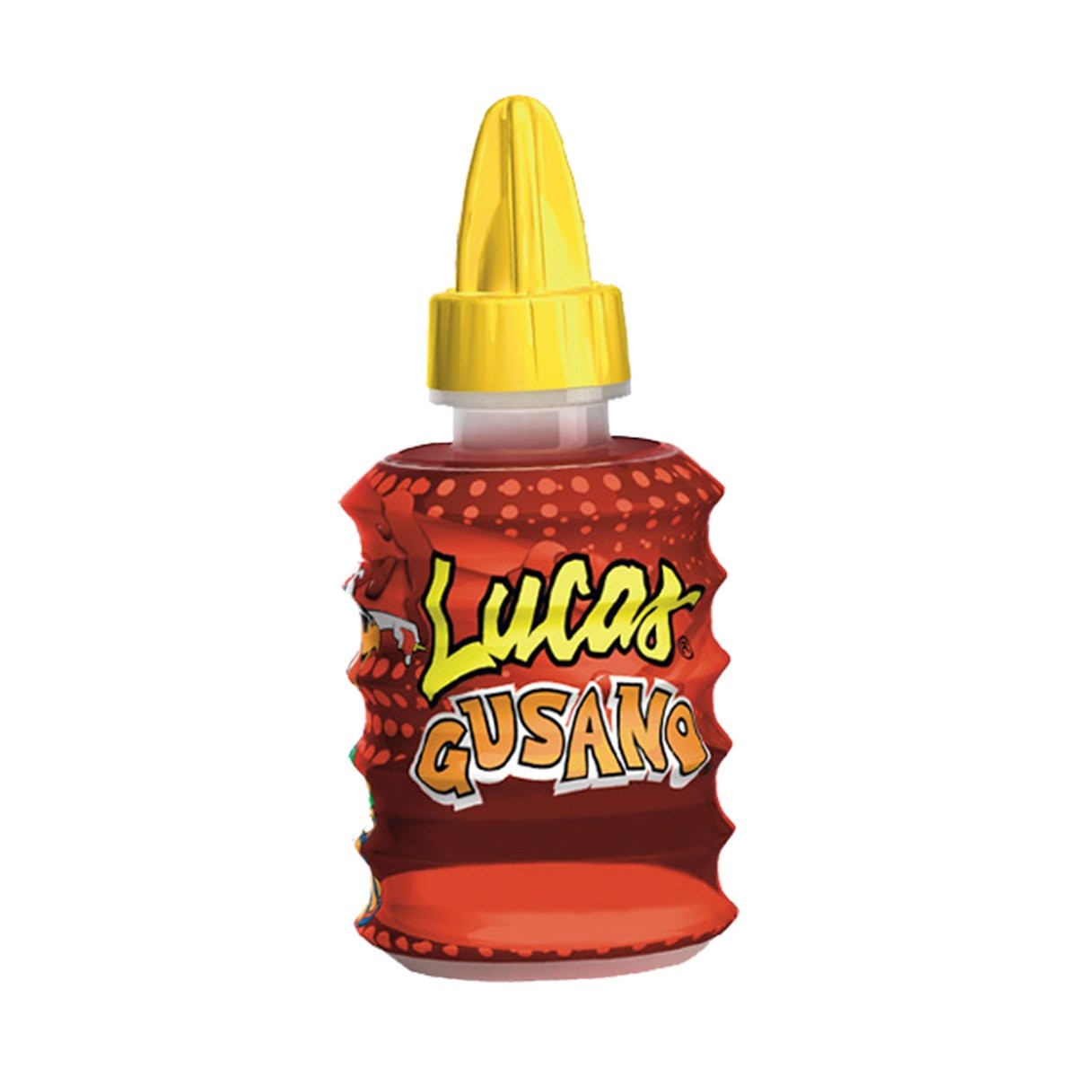 Dulce Liquido Gusano Chamoy Lucas 36 G