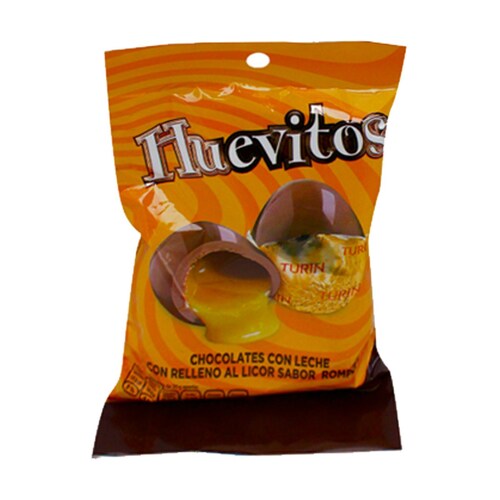 Chocolates Huevo Rompope 5 Pzas 100 Grs