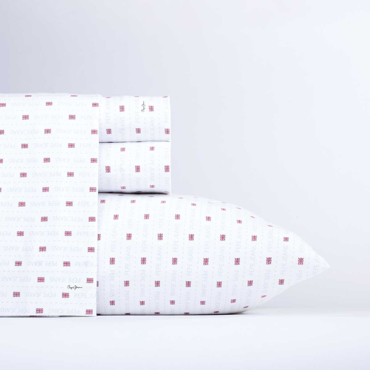 Sábanas de Franela Jacob Flag Pepe Jeans - King Size