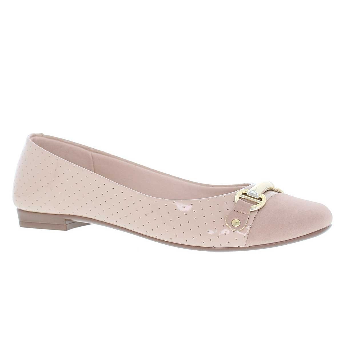 Balerina Beige Lisa con Herraje Moleca