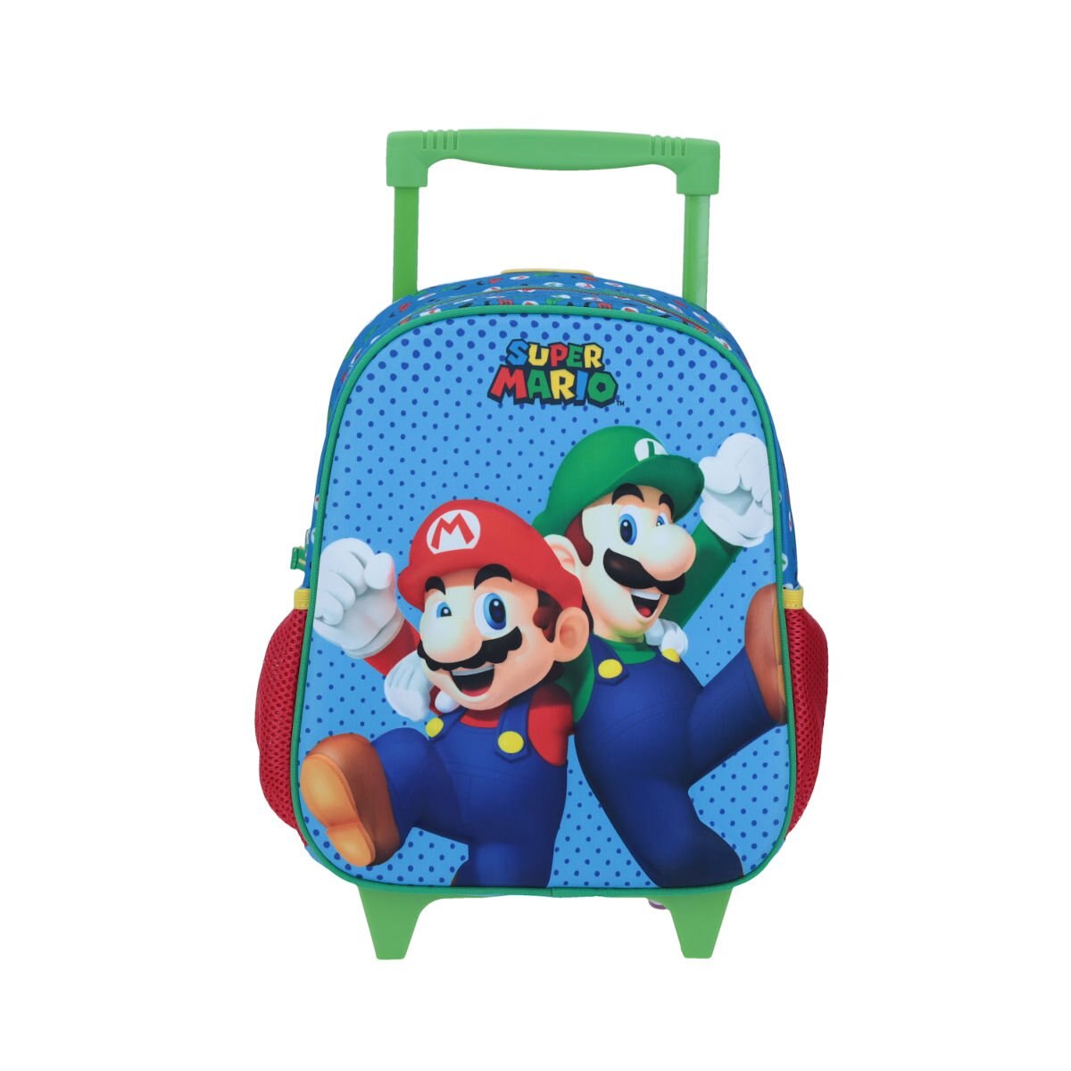 Mochila Kd Rod Azul Mario Bros Komp Chenson