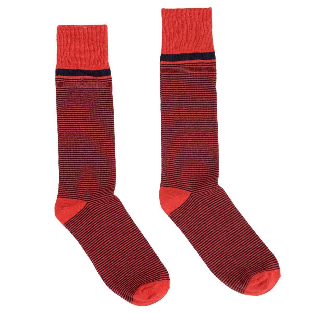 Calcetín de algodón poliéster mil rayas para caballero carlo corinto ...