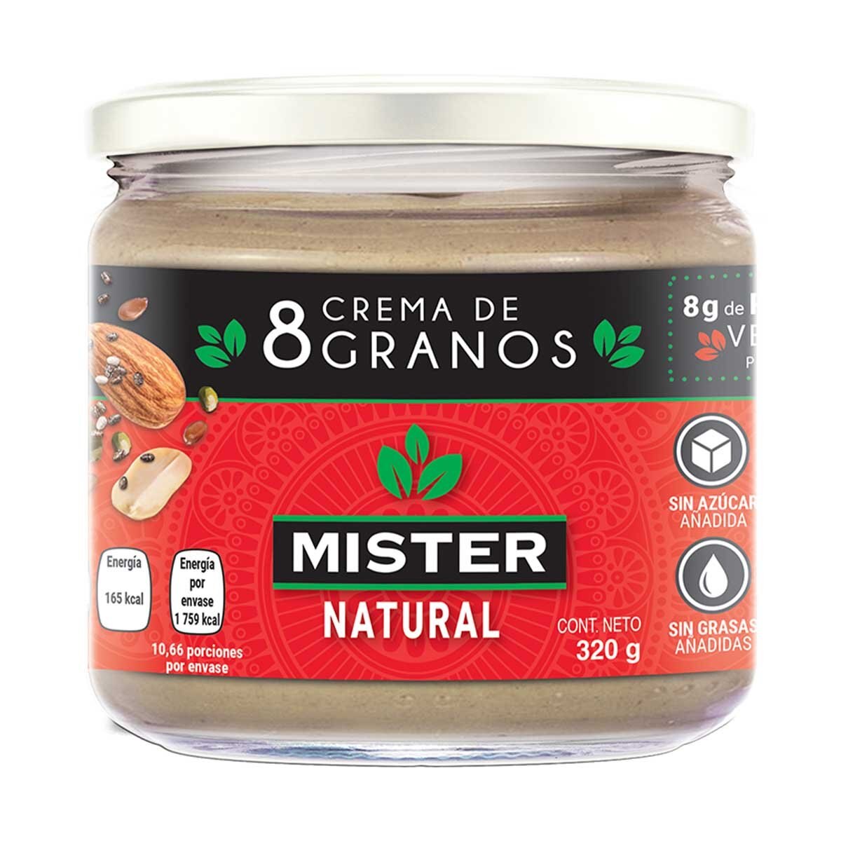 Crema de 8 Granos 320 Grs Mister Alimentos