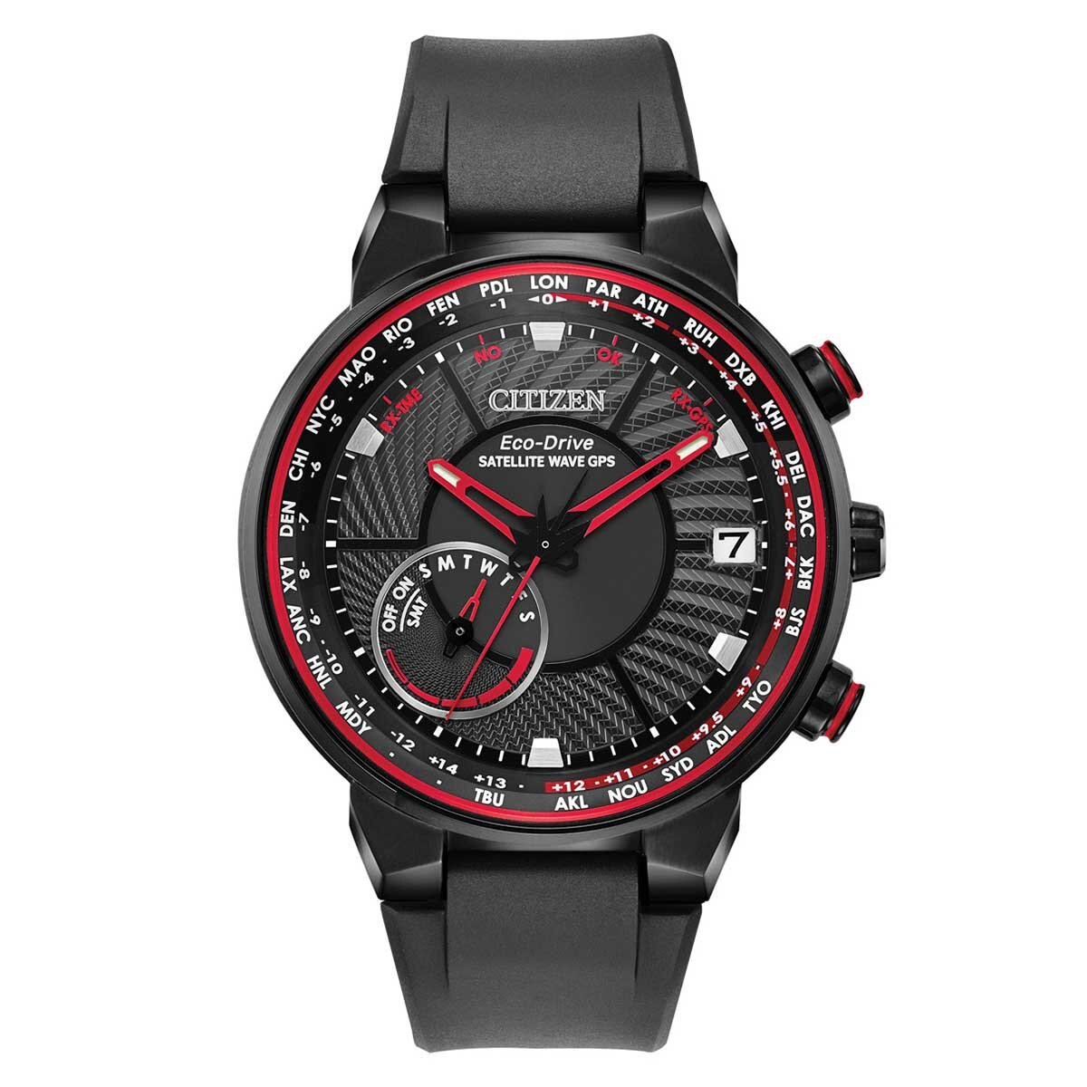 Reloj para Caballero Citizen World Time Gps Color Negro