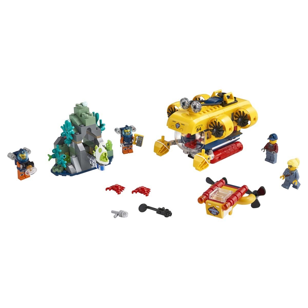 Océano: submarino de exploración lego lego city - Sears