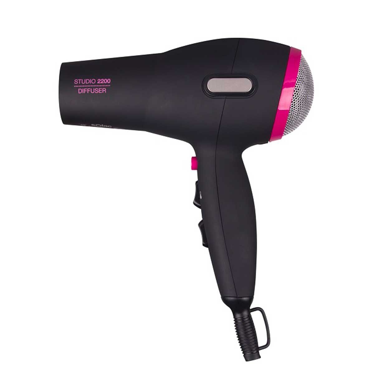 Secadora Profesional 1875 W, Tacto Suave Solac