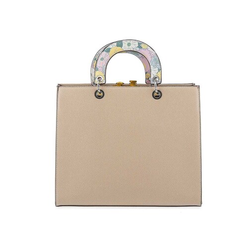 Bolso Satchel Cloe Beige