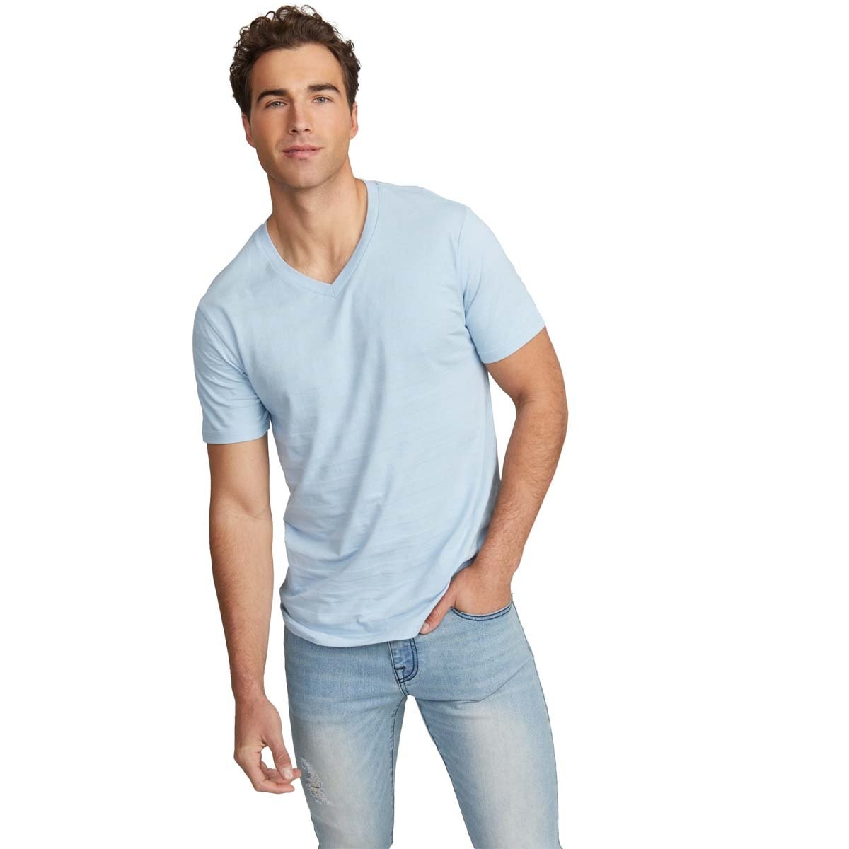 Playera Azul Claro para Caballero G By Guess
