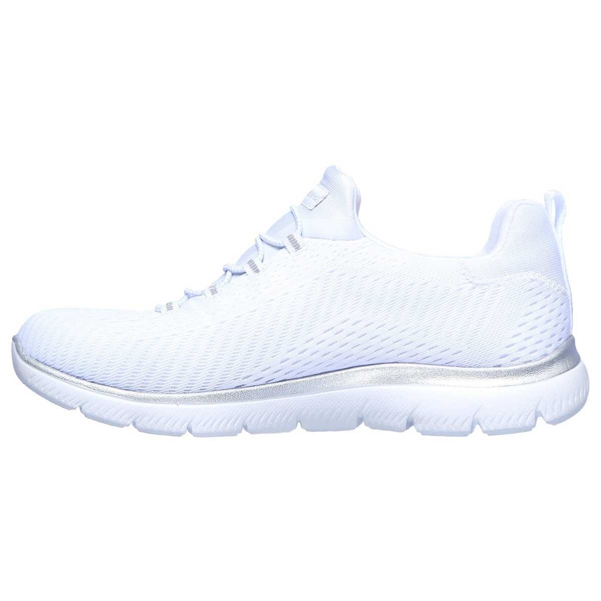 Tenis textil con agujeta skechers blanco - Sears