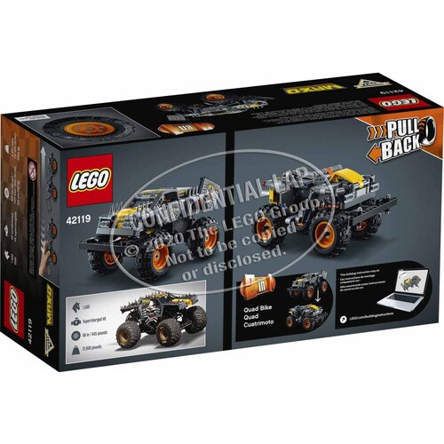 Monster Jam Maxd Lego Technic