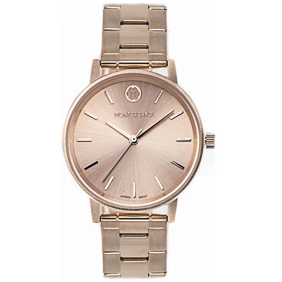 Reloj Oro Rosa para Mujer Montescano Modelo Elo Tadr2020