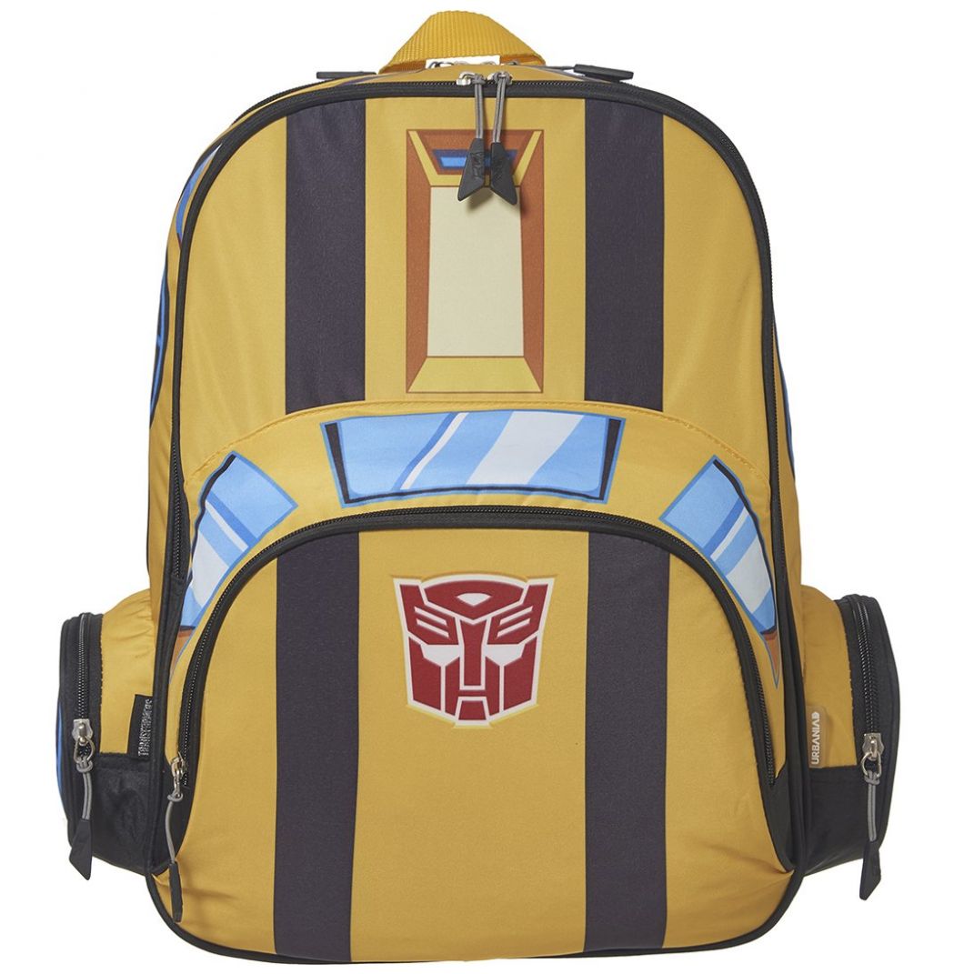 Mochila Transformers Primaria Amarillo Urbania