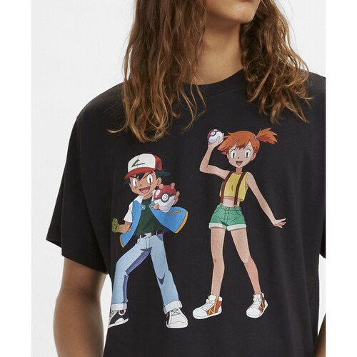 Playera Negra Estampada Unisex Levi's® X Pokémon