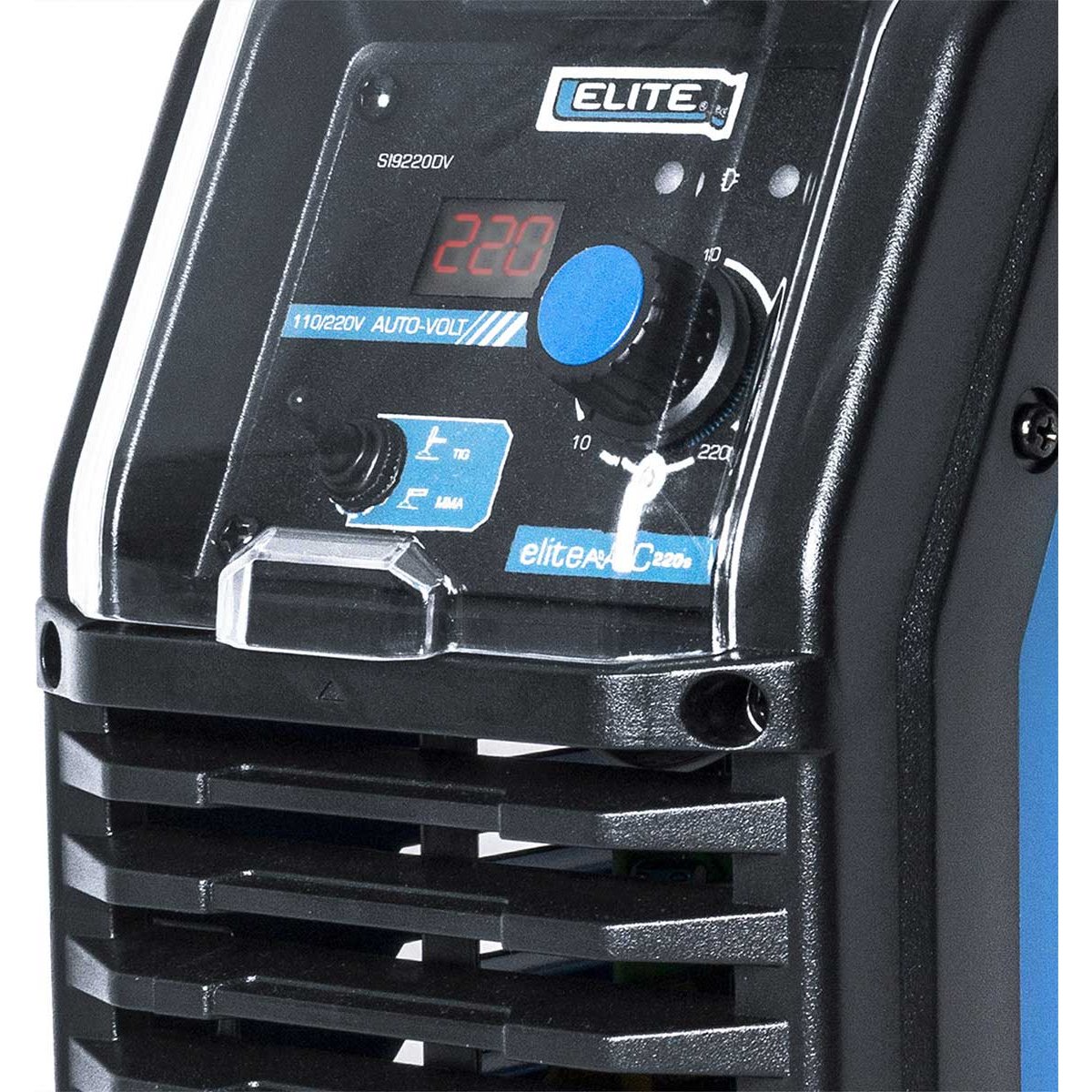 Soldador inversor 220 amp 110- 220v elite profesional ref. arc 220s - Sears