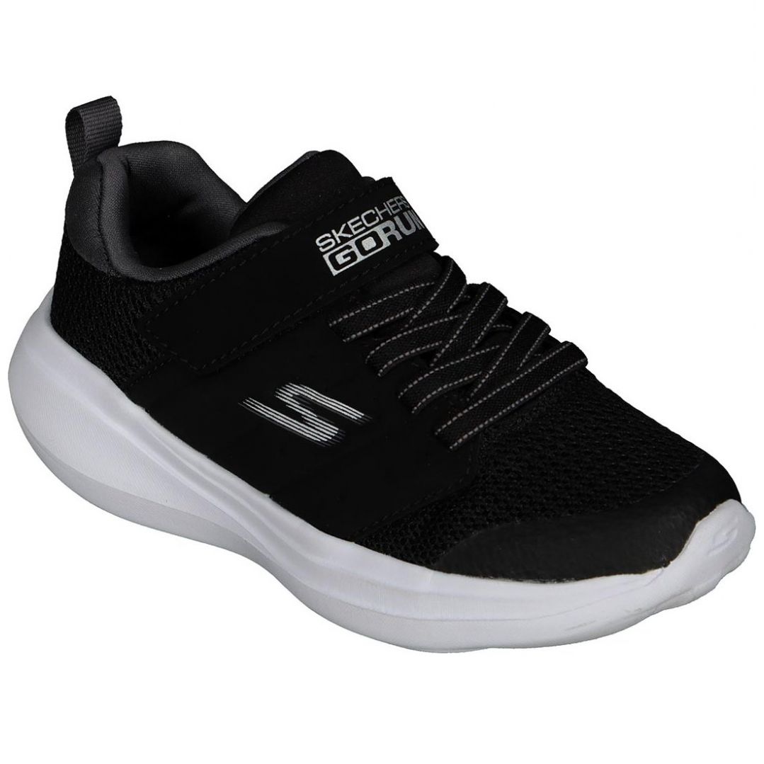 Tenis con Velcro Negro para Niña Skechers Modelo 405022Lxblk