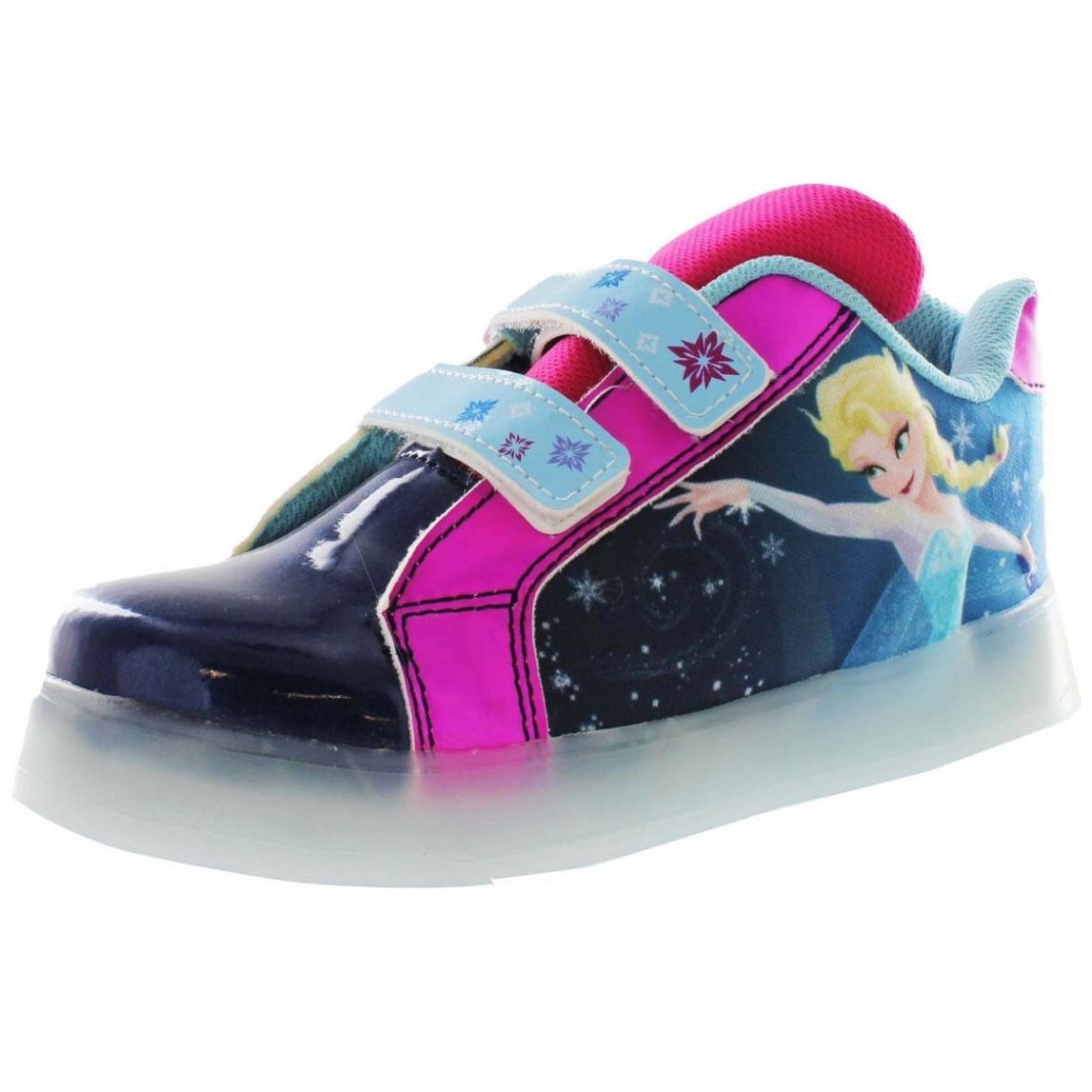Tenis con Luces Led Azul Combinado de Frozen para Niña Modelo 3517