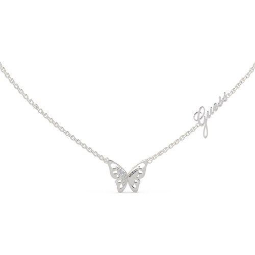 Collar Fly Away para Dama Plata Guess