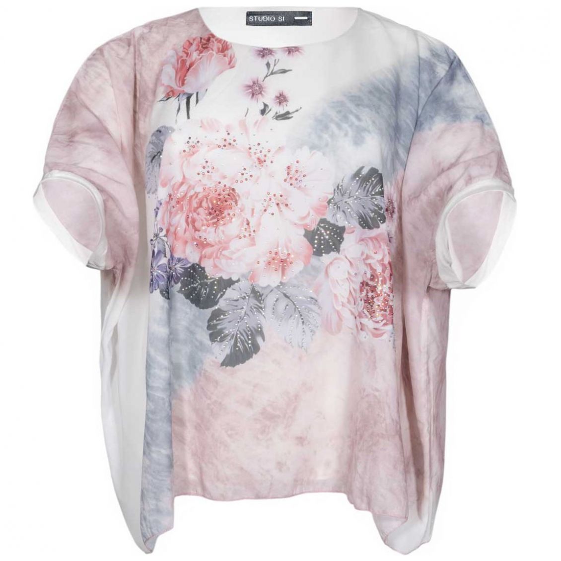 Blusa Manga Ranglan con Top Integrado Studio si
