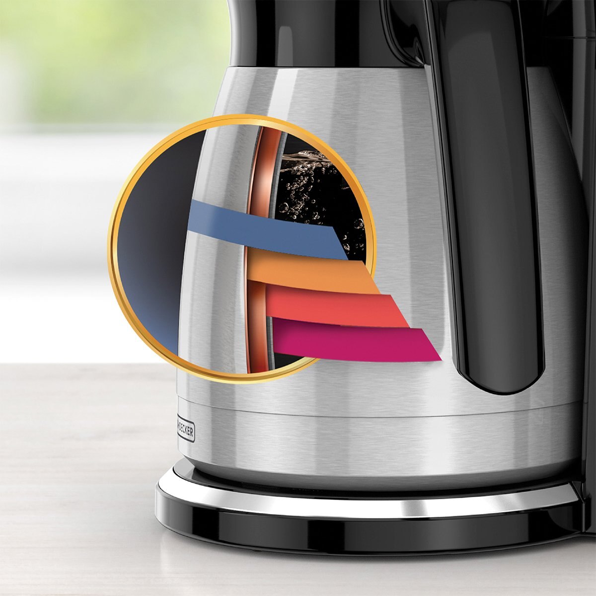 Cafetera térmica digital prog black + decker 12 tz cm2046s la - Sears