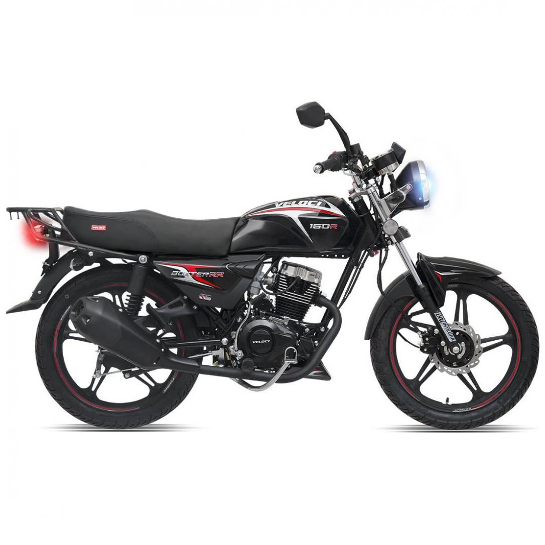 Motocicleta Negra Boxter Rr2 150Cc 2021 Veloci
