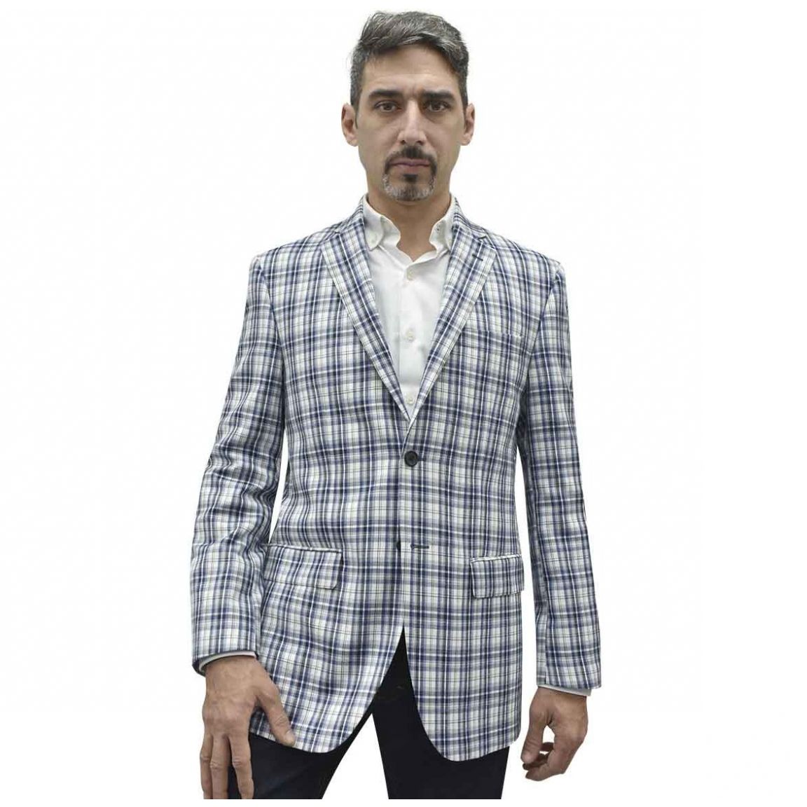 Saco Azul Combinado Ultra Slim para Caballero Modelo Css01022450A Marca ...