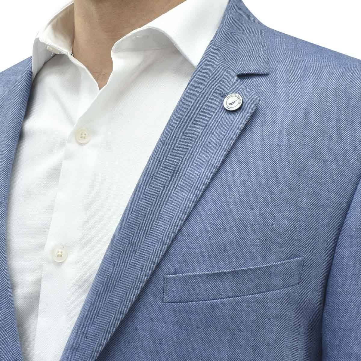 Saco azul medio slim para caballero modelo css00992450a marca nautica ...