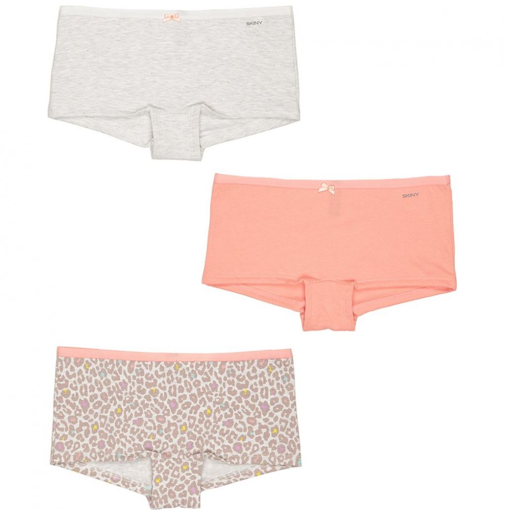 Paquete de 3 Bóxer Brave para Niña Skiny Modelo 73721