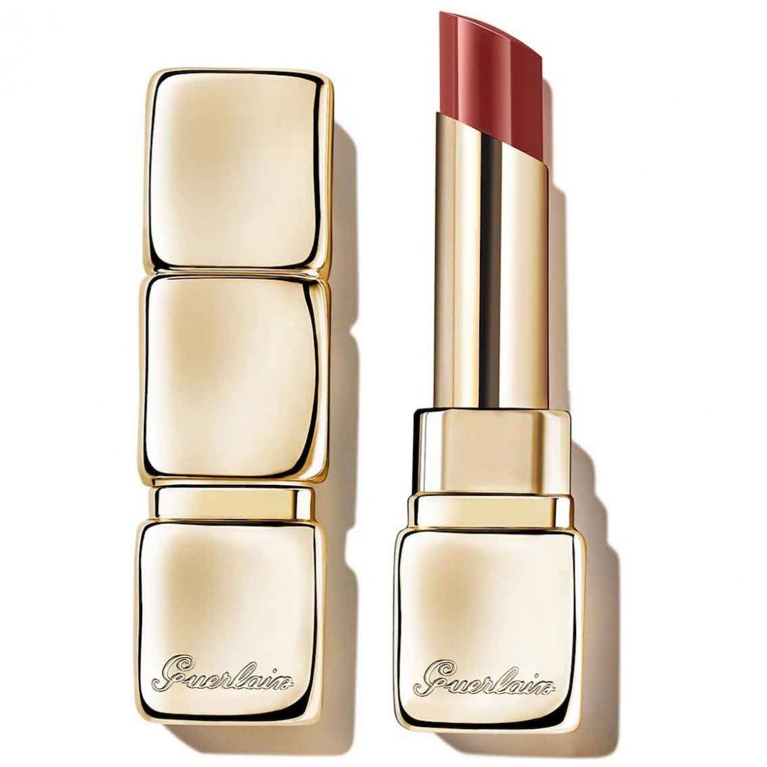 Labial Guerlain Kiss Kiss Shine Bloom 521 Kiss To Say