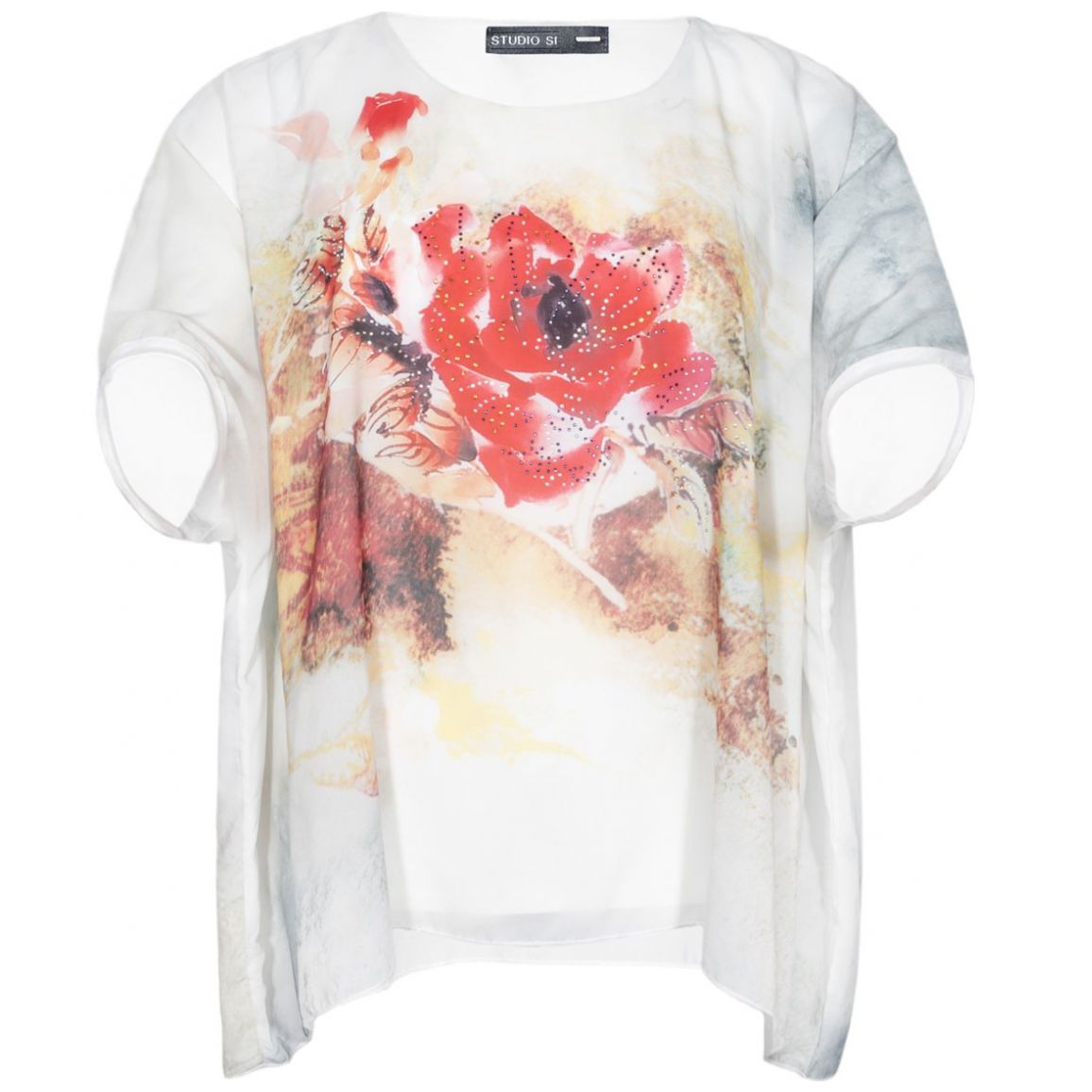 Blusa Manga Ranglan Top Integrado Studio si Plus