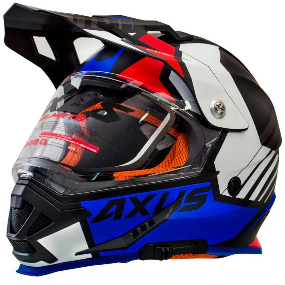 Casco Azul Ax Pro-R Axus Talla L