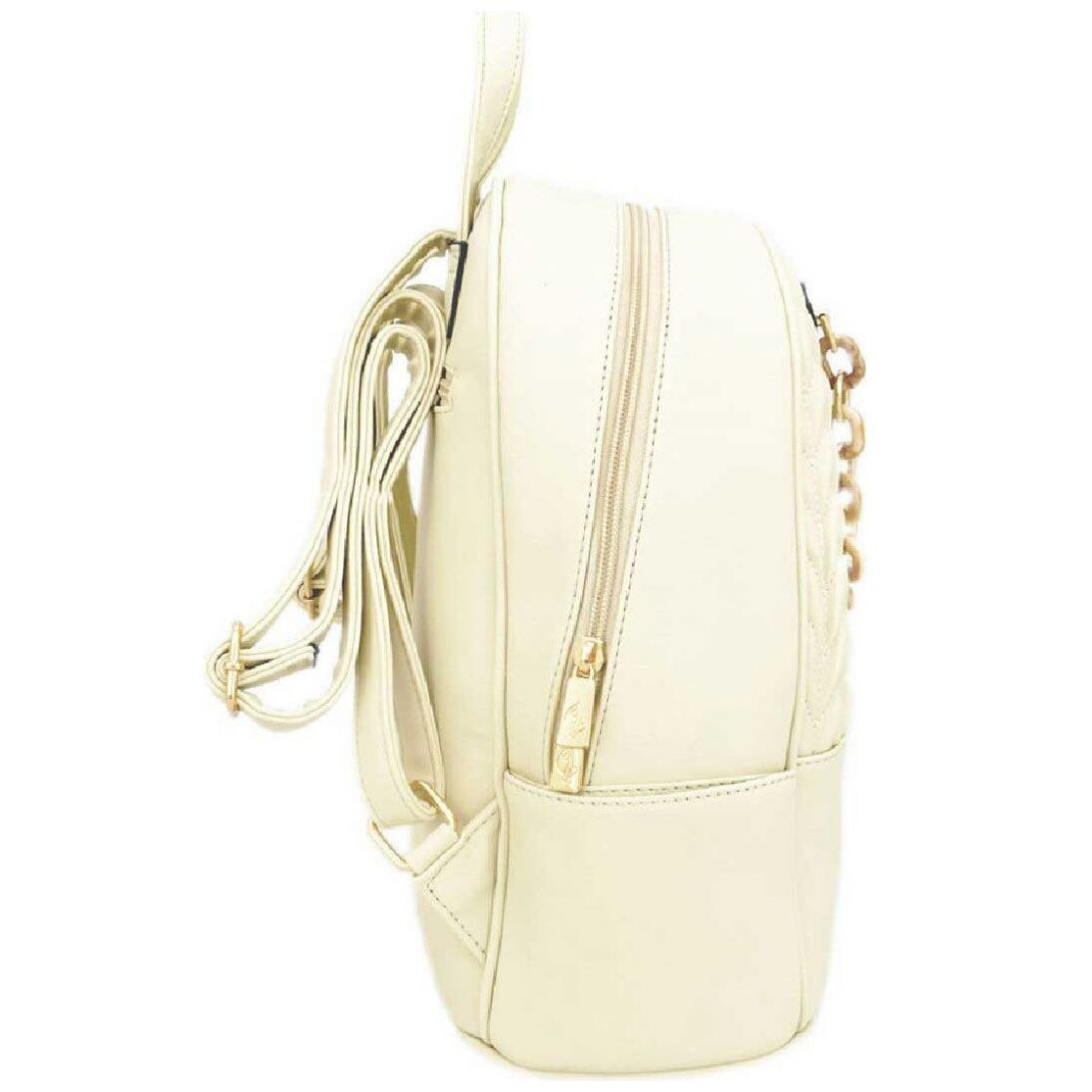 Bolso backpack baby phat marfil con texturizado frontal - Sears