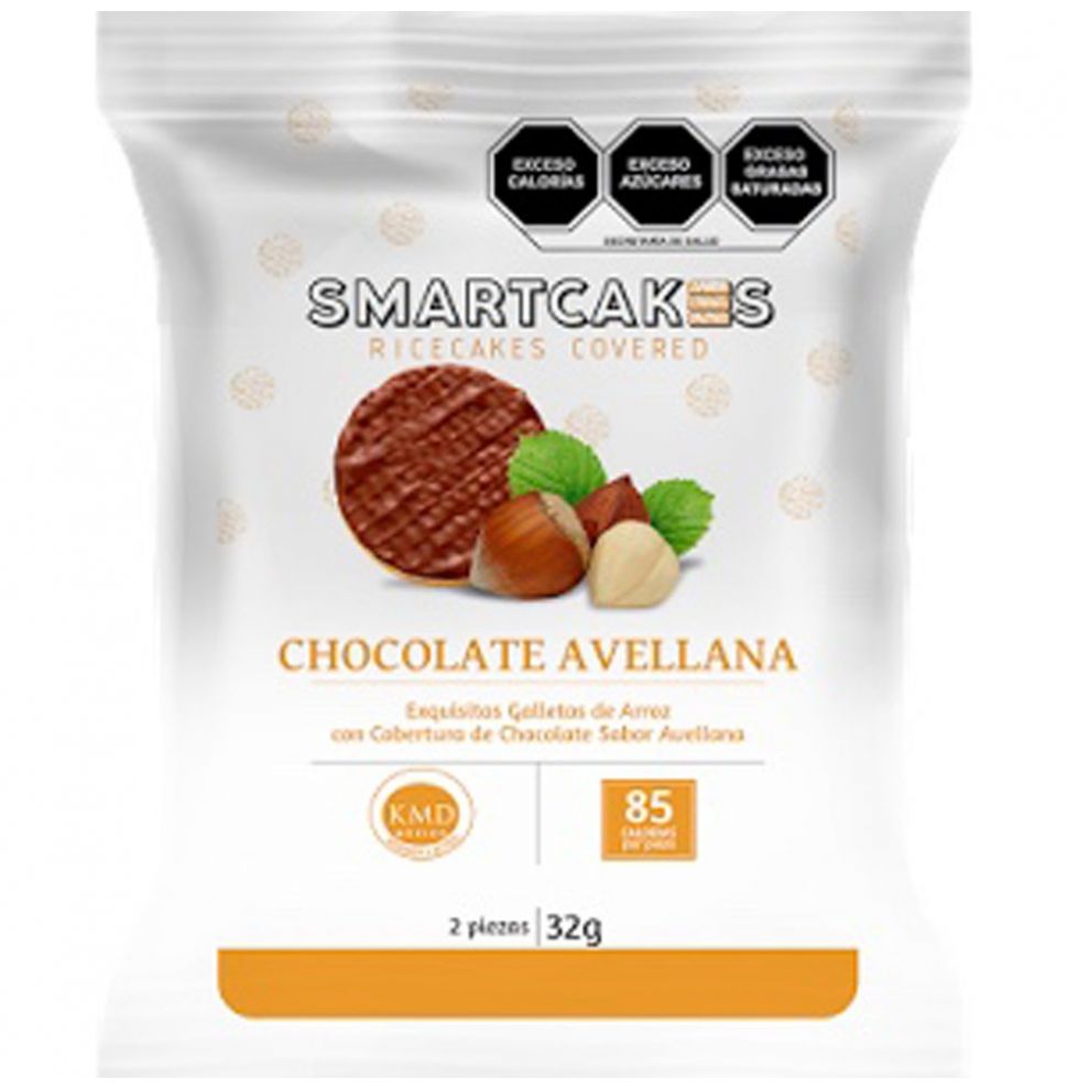 Galletas de Arroz Inflado Cubiertas de Chocolate Y 32G Smartchips