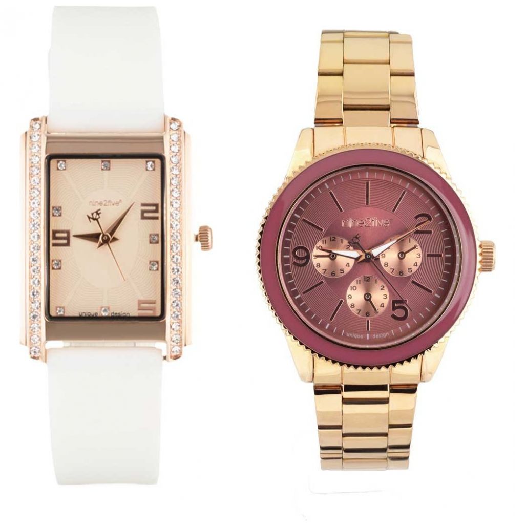 Set de Relojes Nine To Five para Mujer Modelo Elo Aclt12D1Aita10