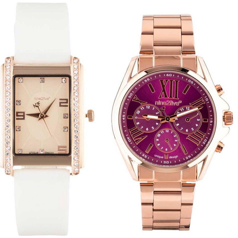 Set de Relojes Nine To Five para Mujer Modelo Elo Aclt12E2As19R