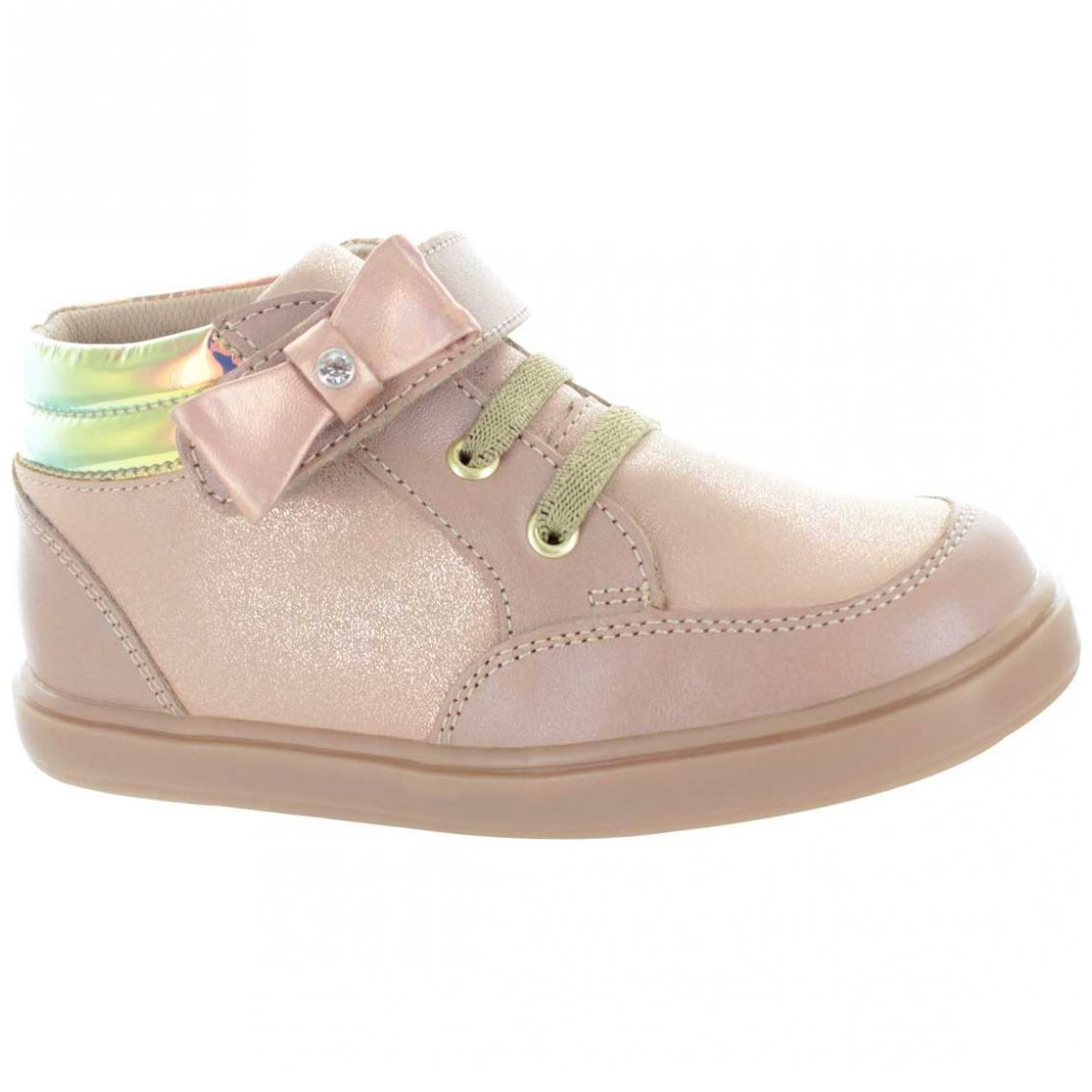 Botín Karin 12-16 Oro Rosado Mini Burbujas para Niña