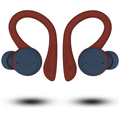 Audífonos Dash: Earbuds Tws Inalámbrico Deportivo -Azu/rojo