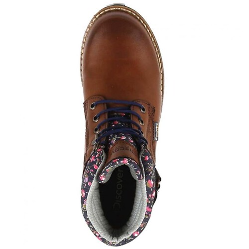 Bota con Agujeta 18-21 Taupe Discovery para Niño