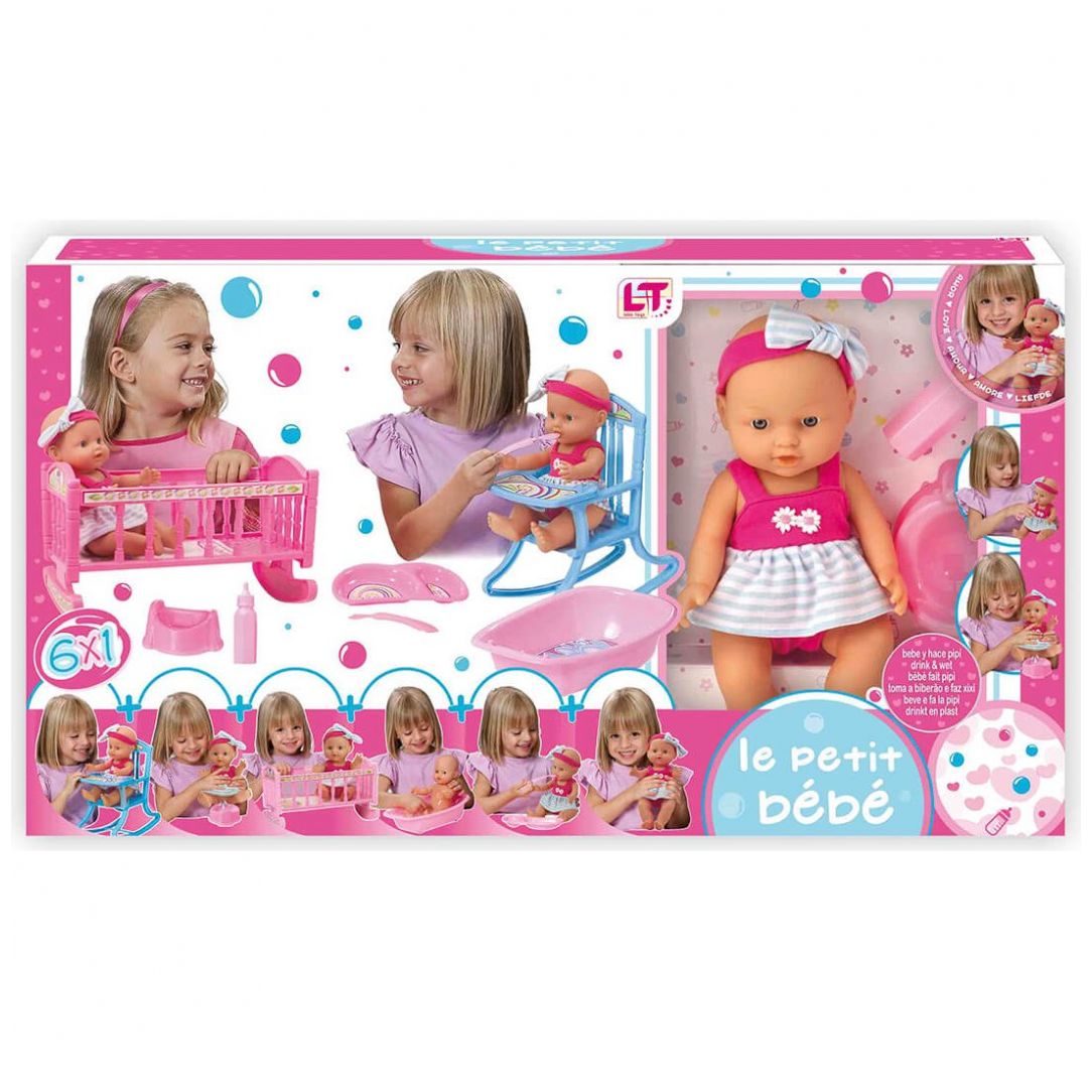 Muñeca Le Petit Bebe - Travel Around 6X1 Loko Toys