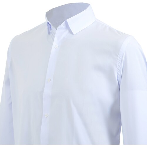 Camisa Lisa Ted Lapidus Slim Fit Tl55800Bl para Hombre