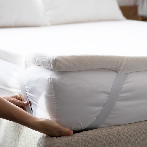 Cubre Colchón Topper De Memory Foam Matrimonial Nubed