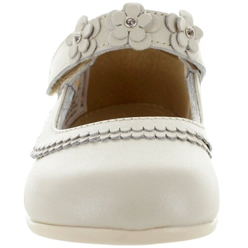Zapato Bubulin Flores 12-16 Beige Mini Burbujas Niña