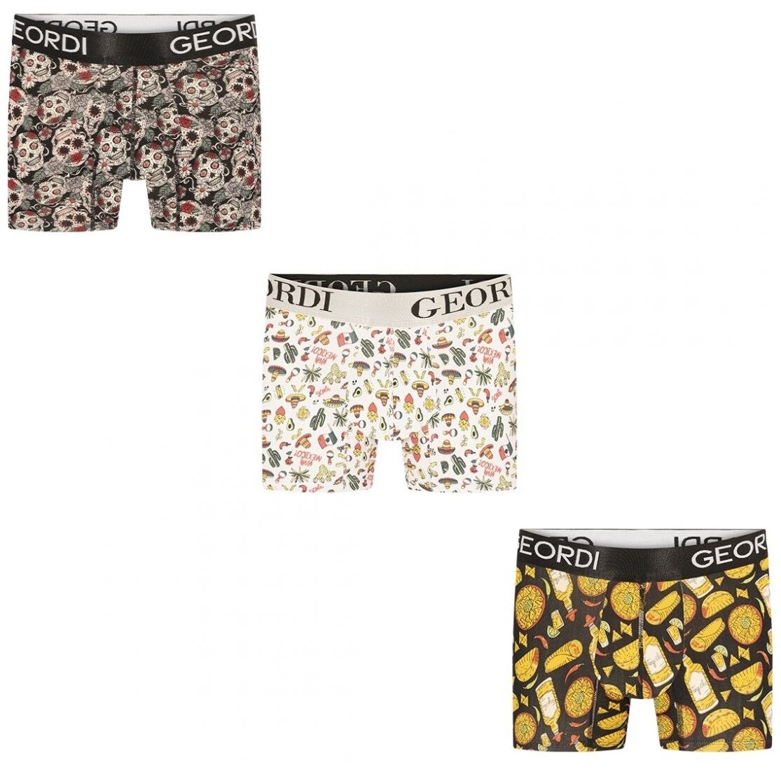 3 Pack Bóxer Geordi para Hombre