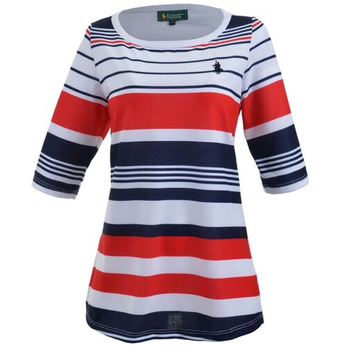Playera de Rayas Royal Polo Club para Mujer