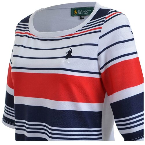 Playera de Rayas Royal Polo Club para Mujer