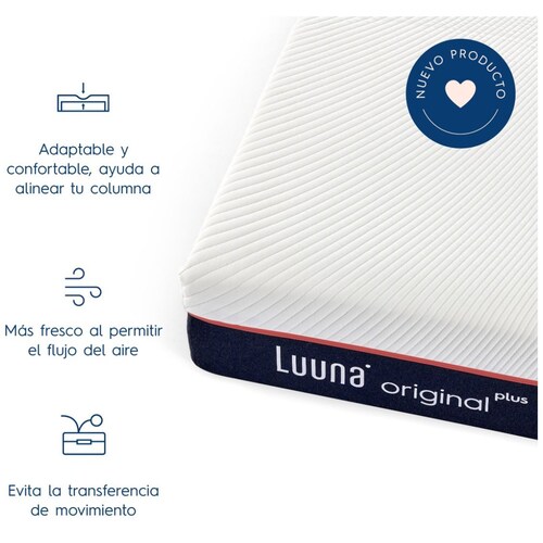 Colchón Queen Size Original Plus Hb Luuna
