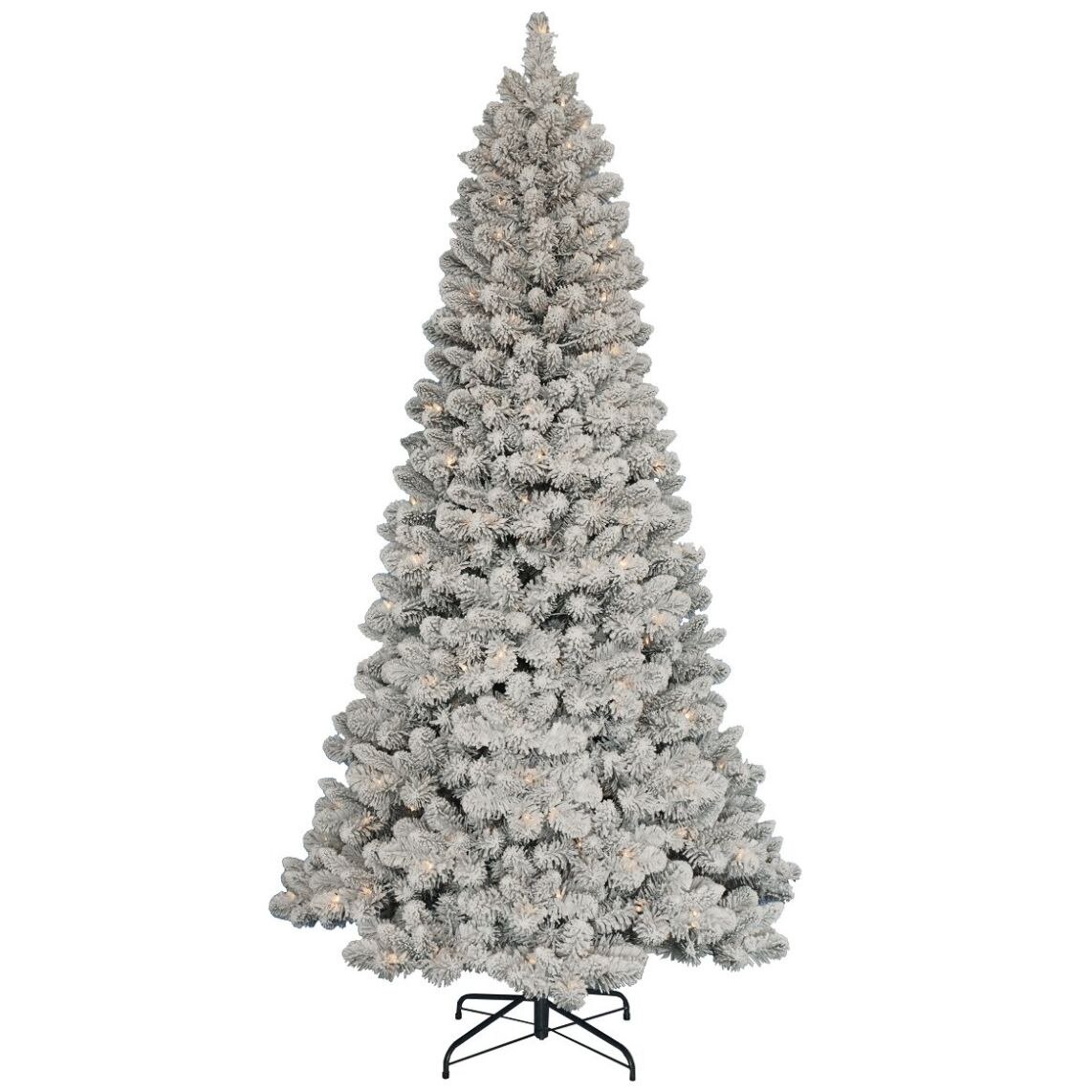 Árbol de Navidad Frisco Nevado con 350 Luces Led 2.29 M